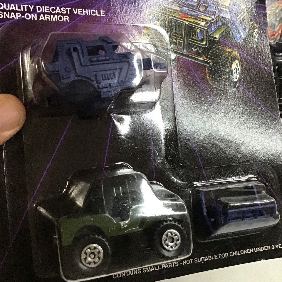 1987 MATCHBOX ROADBLASTERS GREEN JEEP 4x4 PARASITE MOTOR LEGENDS 1/64 ...