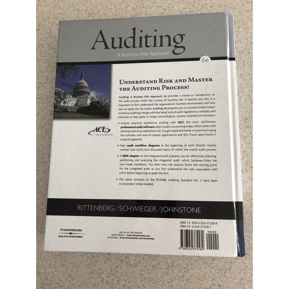 Auditing : A Business Risk Approach, Hardcover by Rittenberg, Larry E ...