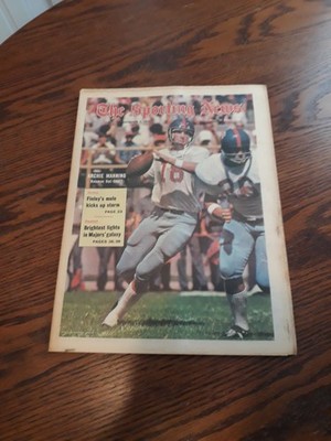 NOVEMBER 7,1970-THE SPORTING NEWS-ARCHIE MANNING OF THE OLE MISS REBELS ...