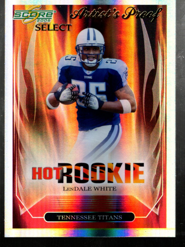 A1977- 2006 Select Hot Rookies Artist's Proof #5 LenDale White /32 - NM ...