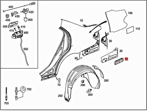 Genuine MERCEDES BBDC A207 C204 C207 C218 Ventilation 2128300242 | eBay
