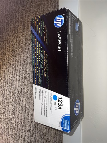 HP Q3971A 123A CYAN OEM TONER CARTRIDGE LASERJET 2550, 2820, 2840 NEW ...
