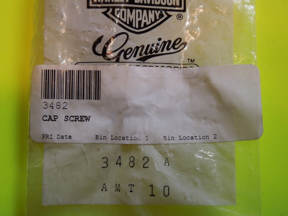 1 NOS OEM Harley Davidson 1/4"-20 x 1-1/4" Hex Socket Head Screw P/N ...
