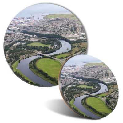 Mouse Mat & Coaster Set Aberdeen City Scotland Aerial Photo #50010 ...