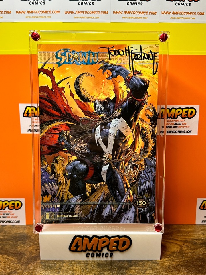 SPAWN 150 BOOTH ART AND MATCHING COMIC BOTH SIGNED BY TODD MCFARLANE W/COA | eBay