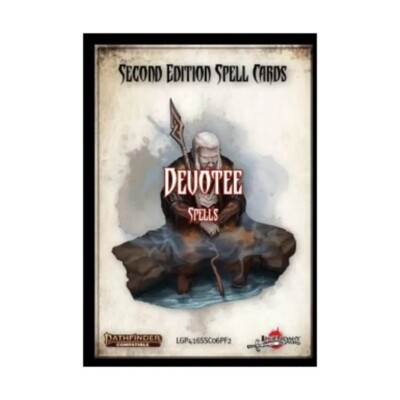 Pathfinder RPG P2 Spell Cards: Devotee Spells Second Edition Cleric ...