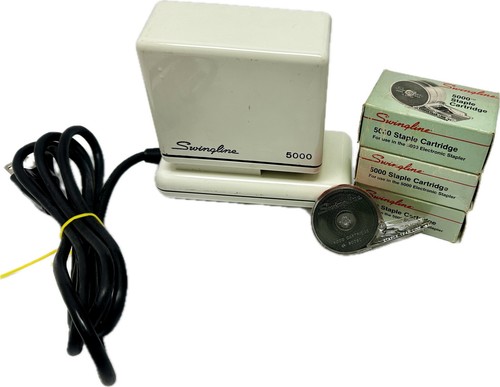 Swingline Model 5000 Electric Stapler - White - W/ 20,000 Staples ...