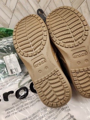 Crocs Men's Size 7 Santa Cruz Loafer Slip on 10128-261 Canvas Khaki NEW ...