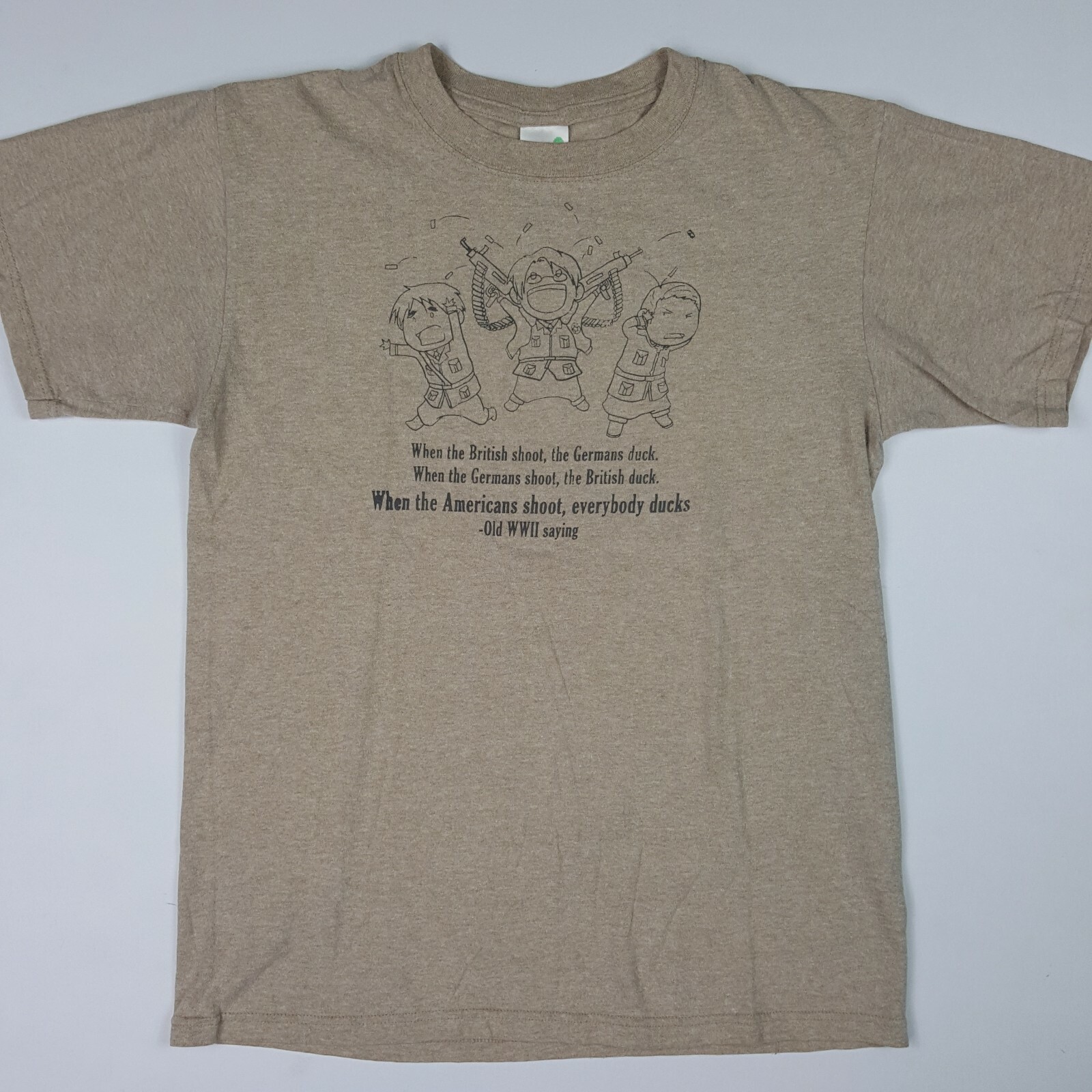 Anime Chibi Funny American War WWII Parody Quote Men'… - Gem