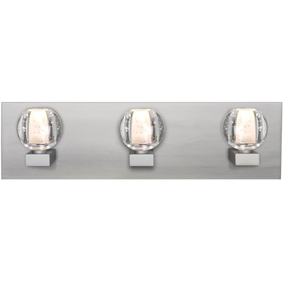 Besa Lighting 3WF-BOCABB-LED-SN Boca LED Satin Nickel Vanity Light Wall ...