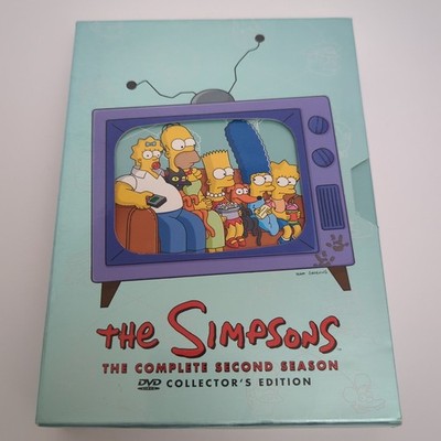 The Simpsons Complete 2nd Season (DVD, 2002, 4-Disc Collector's Edition ...