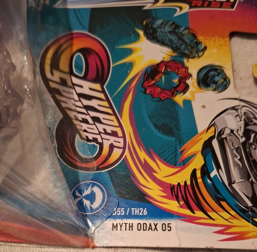 BeyBlade Burst Rise Hyper Sphere Myth Odax O5 NEW Damaged Box Hasbro ...