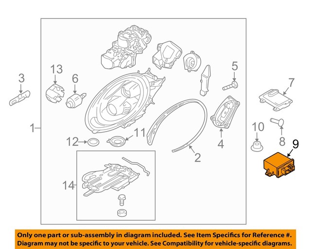 Porsche OEM 14-16 Panamera Headlamp-control Module 9A790735700 for sale ...