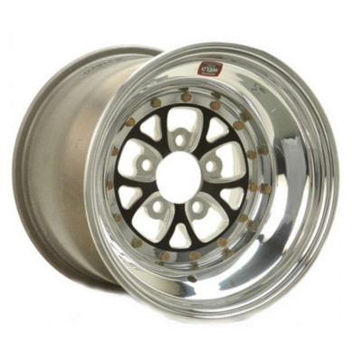 Weld Racing V-Series Rear Drag Rim Black Centre 15" x 8.0" 5" B/S Suit ...