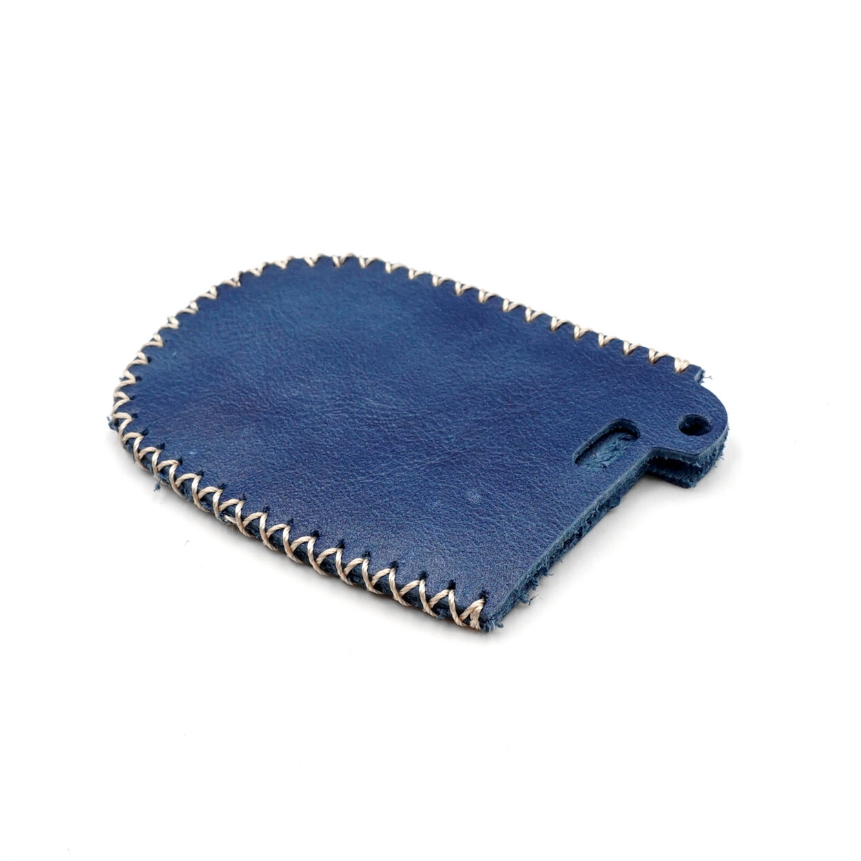 Blue Leather 5 Buttons Key Fob Cover For Dodge Jeep Grand Cherokee ...