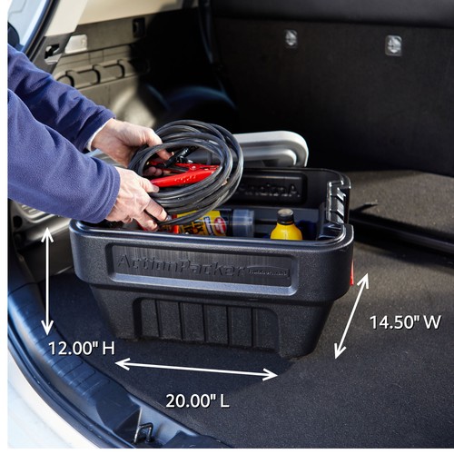 Rubbermaid 8 Gallon Action Packer Storage Bin, Heavy Duty, Lockable ...