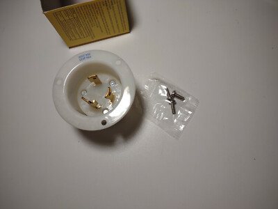 Hubbell Wiring Device-Kellems Hbl2625 30A Flanged Twist-Lock Inlet 2P ...