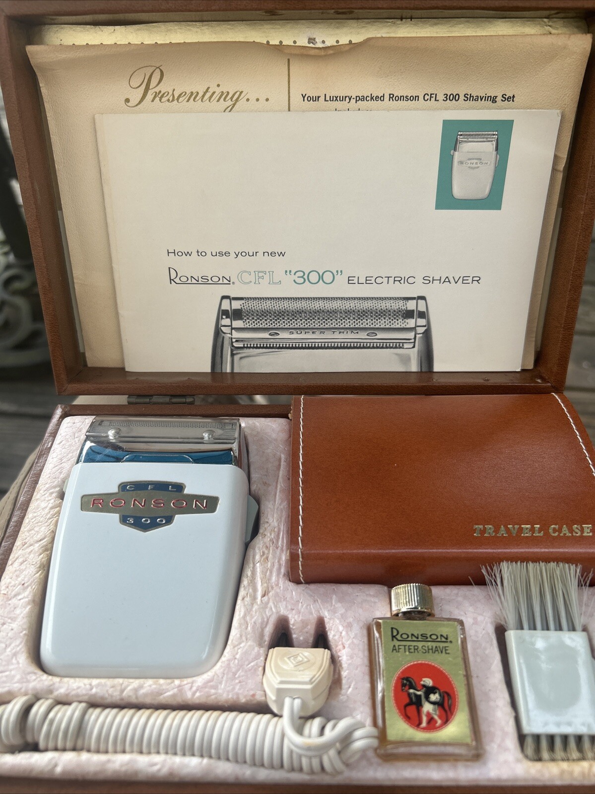 Vintage 1960s Ronson CFL 300 Electric Shaver Shaving Big Daddy | eBay