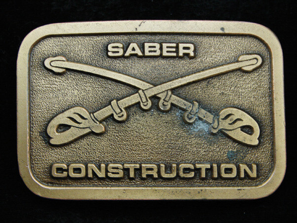 PE03107 *NOS* VINTAGE 1970s **SABER CONSTRUCTION** CO… - Gem