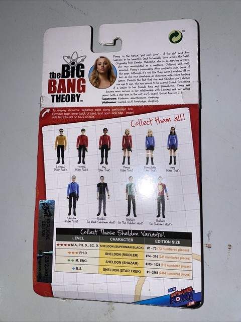Big Bang Theory Penny Action Figure Star Trek Cosplay Convention for ...