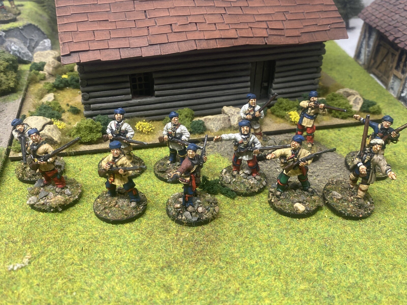 FIW FRENCH IRREGULARS/MILITIA PRO PAINTED BY EYE 28mm GALLOPING MAJOR ...