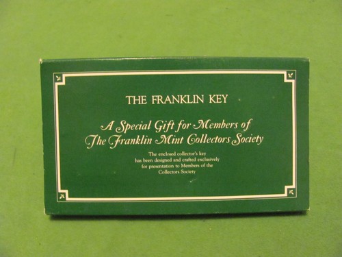 Vintage Franklin Key ~ A Gift for the Members of Collectors Society. | eBay