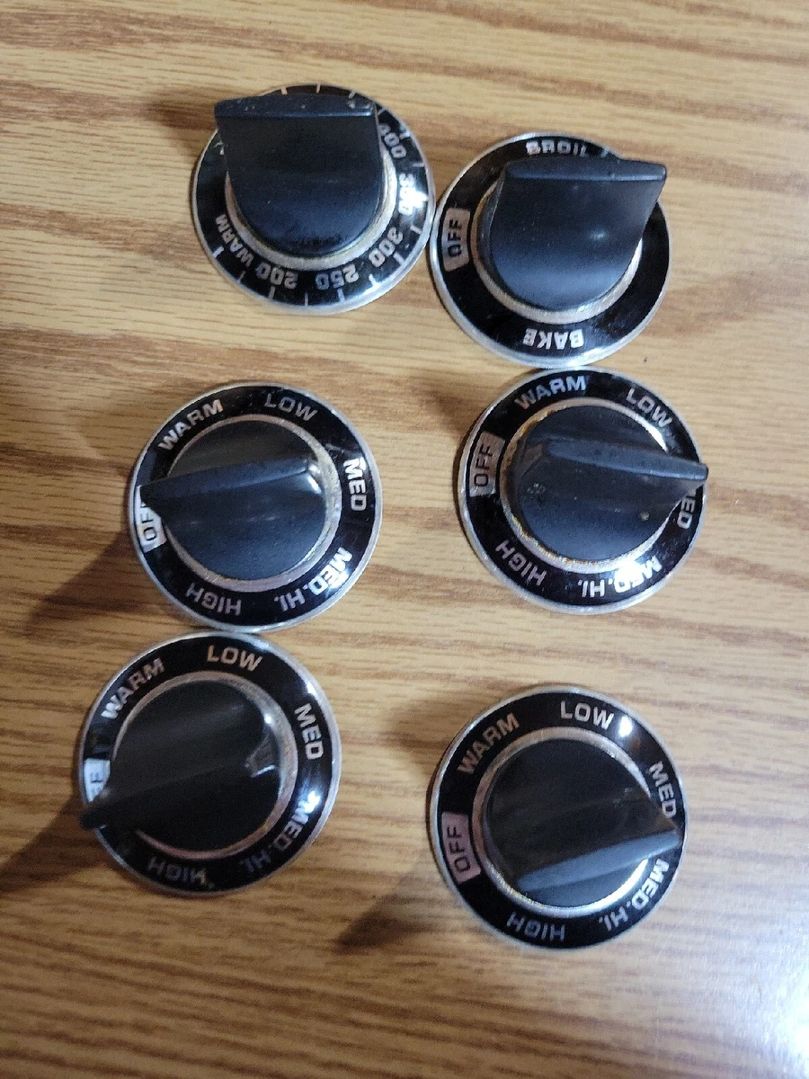 Black Oven Knobs