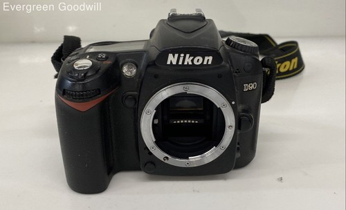 Nikon D90 12.3MP DSLR Camera Body Powers On Untested P/R | eBay