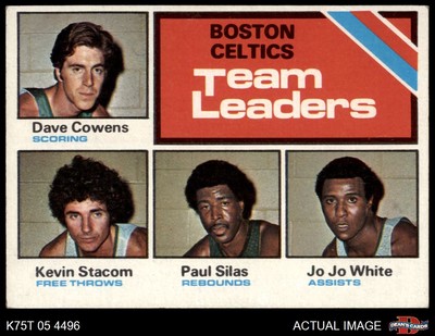 1975 Topps #117 Dave Cowens Celtics Leaders HALL-OF-FAME 4 - VG/EX | eBay