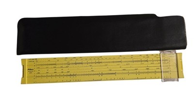 Pickett Microline 140 Slide Rule Calculator Vintage Ruler Math Yellow ...