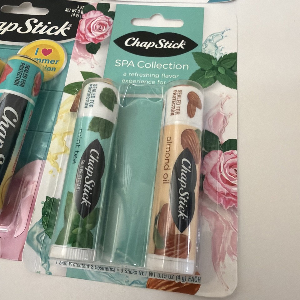 Fan Favorites Multi-Pack Flavored Lip Balm Tubes Fan Favs 6 Pack READ ...