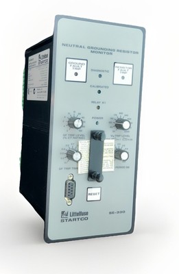 SE-330-03-01 REV 04 LITTELFUSE STARTCO GROUNDING RESISTOR MONITOR RELAY ...
