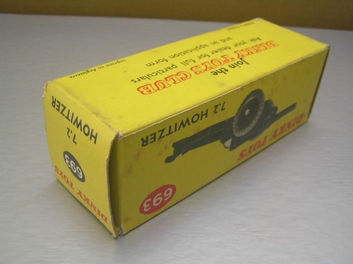 Dinky Toys 693 Military 7.2 Howitzer made in England Mint in Box MIB | eBay