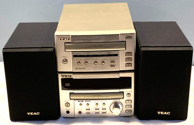 TEAC Stereo System CR-H100 Tuner CD R-H100 Cassette Deck LS-H100 ...