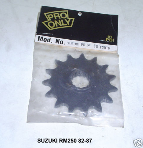 SUZUKI RM250 82 89 PRO FRONT SPROCKET 15TOOTH USA | eBay