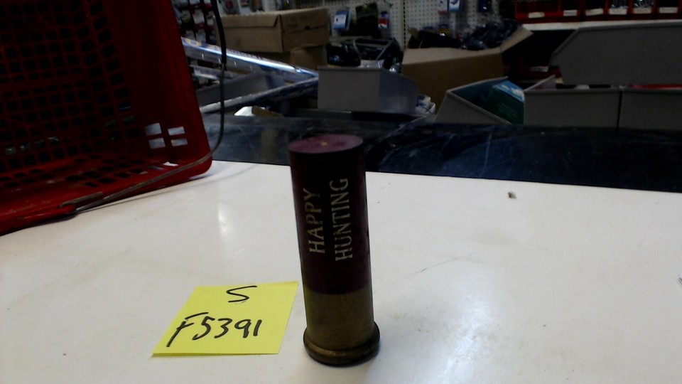 Wood Shotgun Shell (Happy Hunting) | eBay
