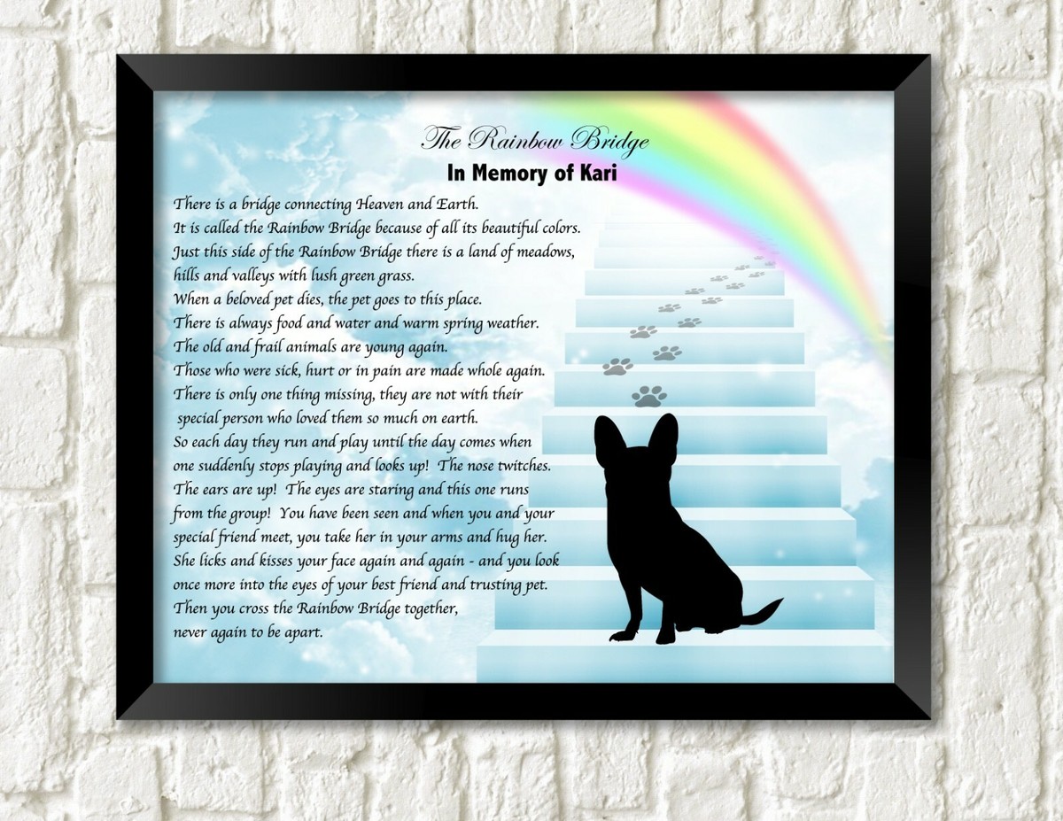 Poemas Memoriais Para Caes Dog Memorial Poem RAINBOW BRIDGE