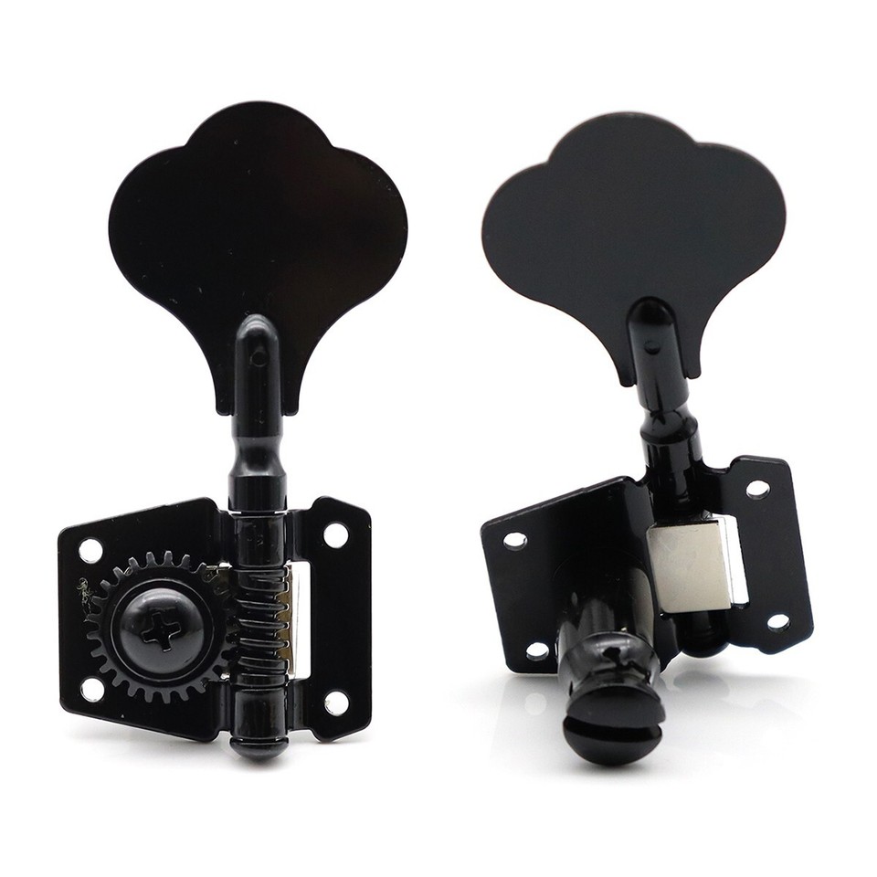 2R2L Black Vintage Open Style 4-strings Bass Tuning Pegs Tuners ...