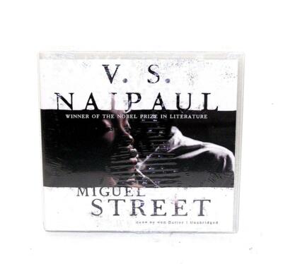 BOOK/AUDIOBOOK CD V.S. Naipaul Historical Fiction Novel MIGUEL STREET ...