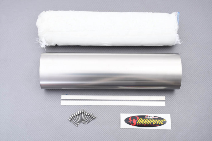 AKRAPOVIC P-RK62TD47 Restoration Kit Titanium Sleeve Rock Wool Exhaust ...