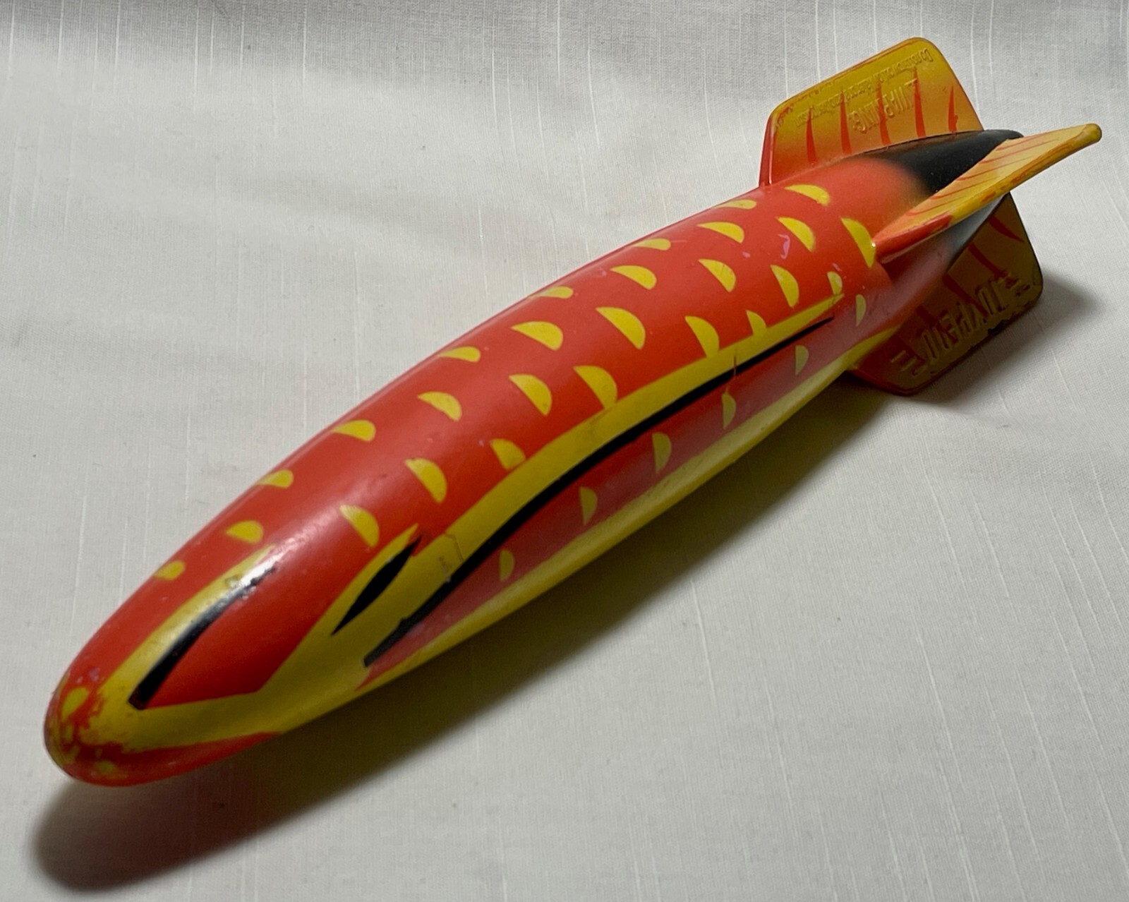 Large 12" Vintage Swimways TOYPEDO Pool Toy Water Missile Diving Tool ...