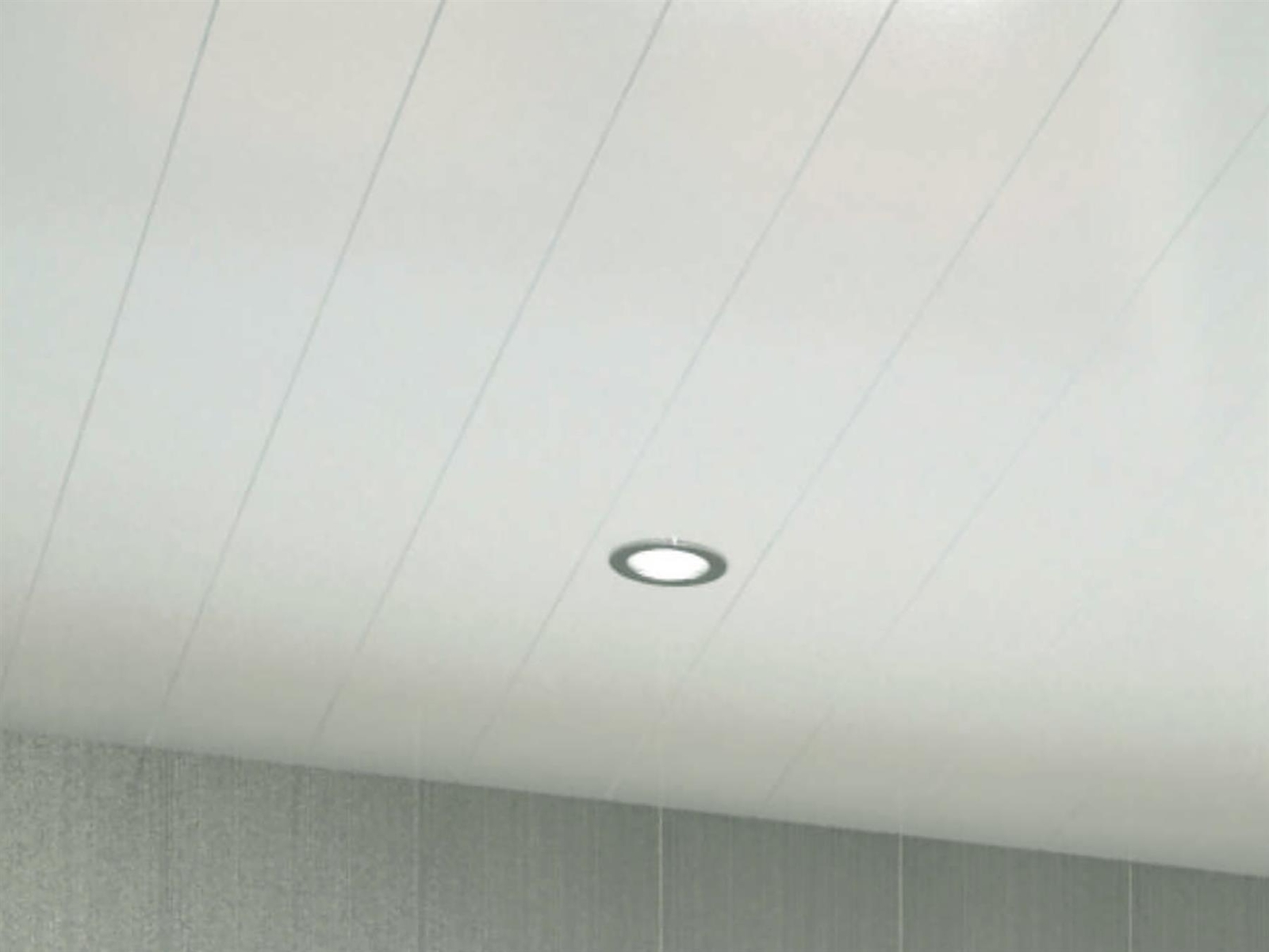 Bathroom Ceiling Cladding Panels White PVC 250x4000mm Modern Pack of 4 ...