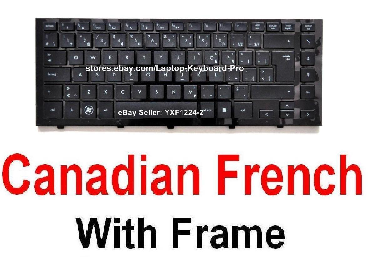 Keyboard for HP Probook 4310s 4311s - CF Canadian French 535308-121 ...