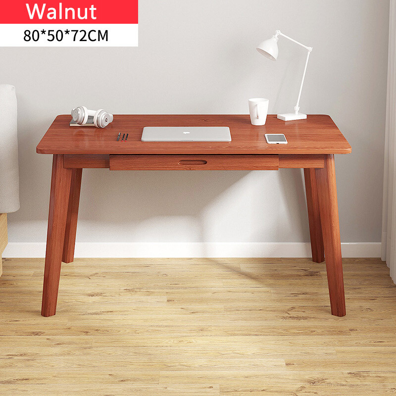 Wood Workbench Computer Desk with Drawer PC Desk Laptop Study Table ...