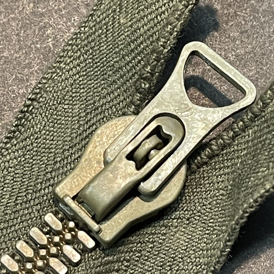 WW2 CC / Coats & Clark Military Metal 38” Zipper CLOSE END Cotton ...