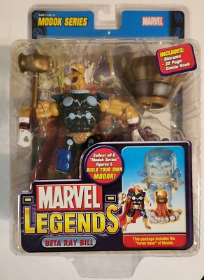 Beta Ray Bill Action Figure (2006, ToyBiz) Marvel Legends MODOK BAF NIP ...