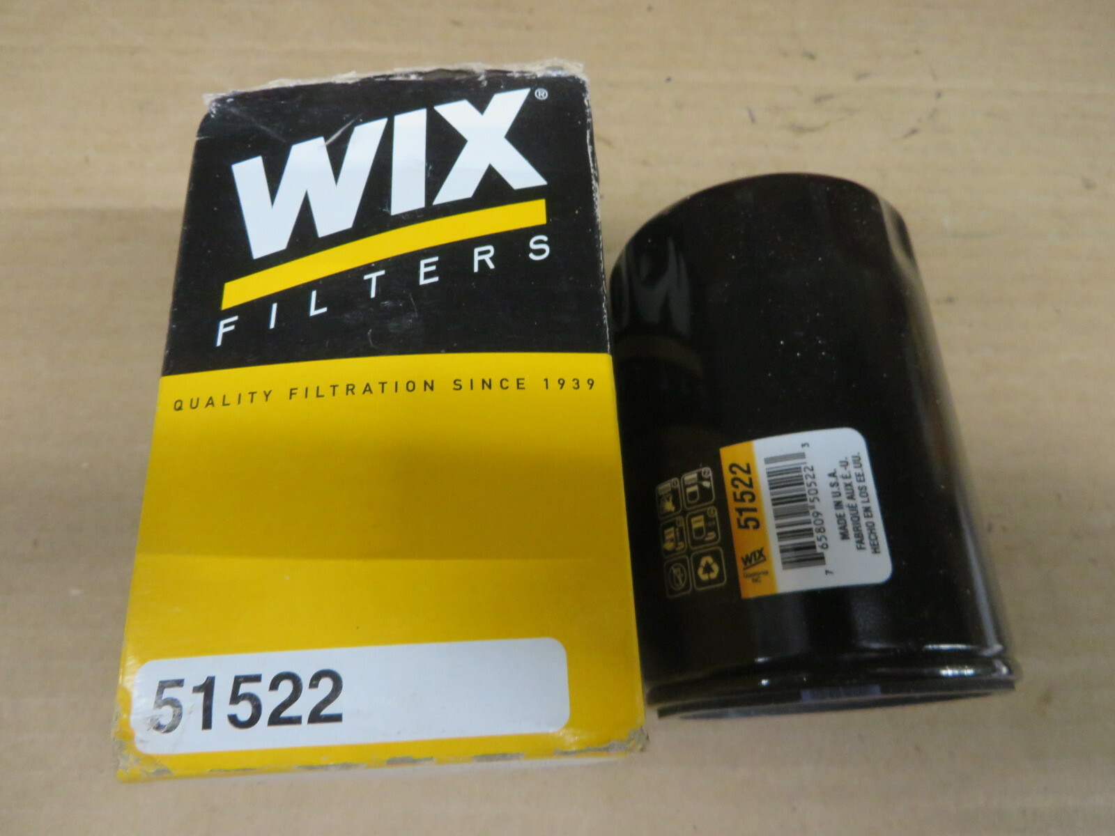 WIX FILTER NEW OIL FILTER NIB NOS WIX # 51522 | eBay