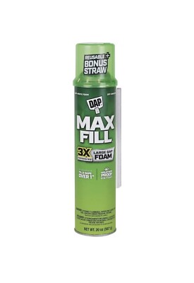 DAP Max Fill 20 Oz. Triple Expanding Foam Sealant 7565020012 DAP Max ...
