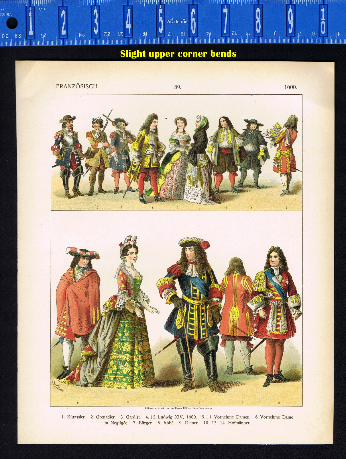 1600s French Fashion -Ludwig XIV-Grenadier-Servants-Guards -1882 ...