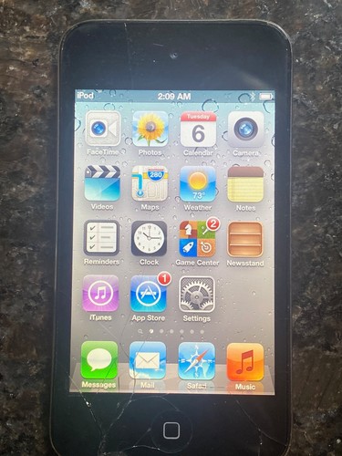 Apple Ipod Touch 8gb Black Model A1367 4th Gen | eBay